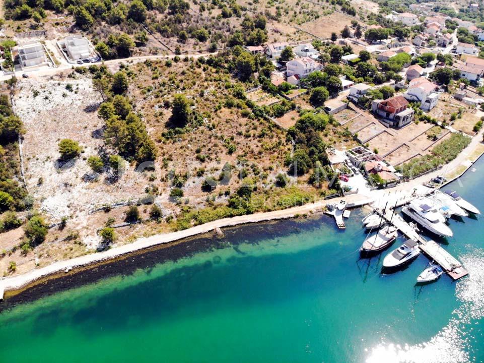 Bilice Croatia - Building land for sale first row to the sea in a quiet ...